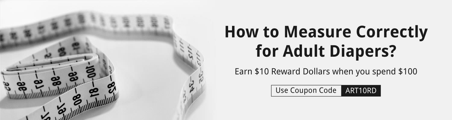 Measuring Adult Diapers Correctly(Diapers Sizing Guide)