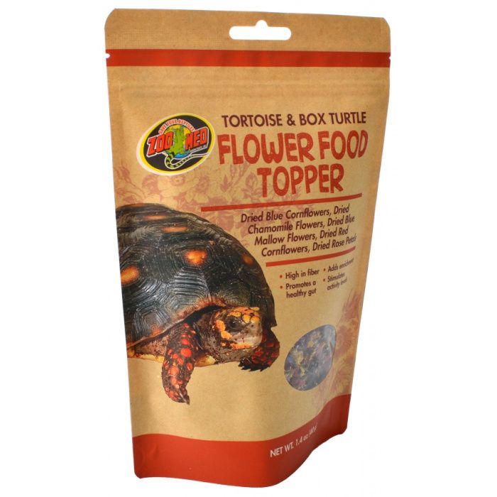 Zoo Med Tortoise & Box Turtle Flower Food Topper