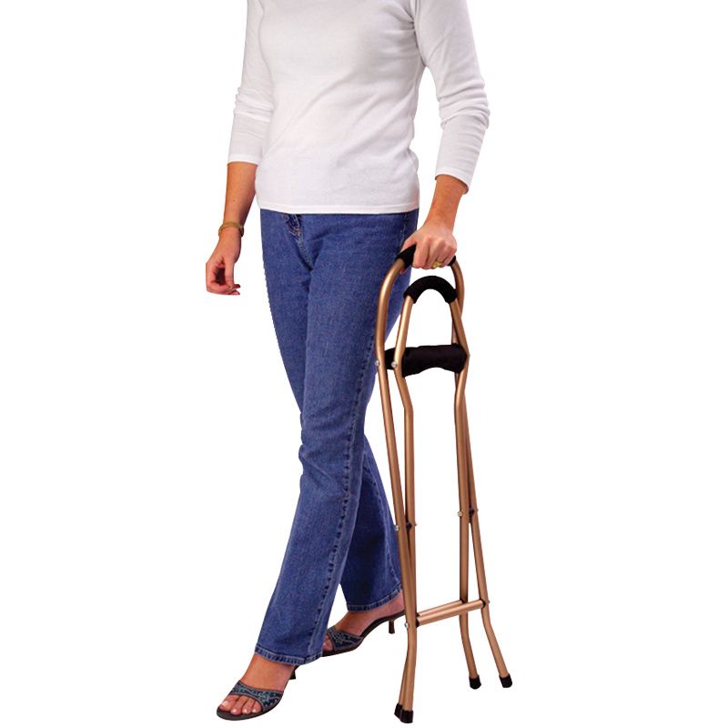 Essential Medical Endurance Four Legged Folding Seat Cane