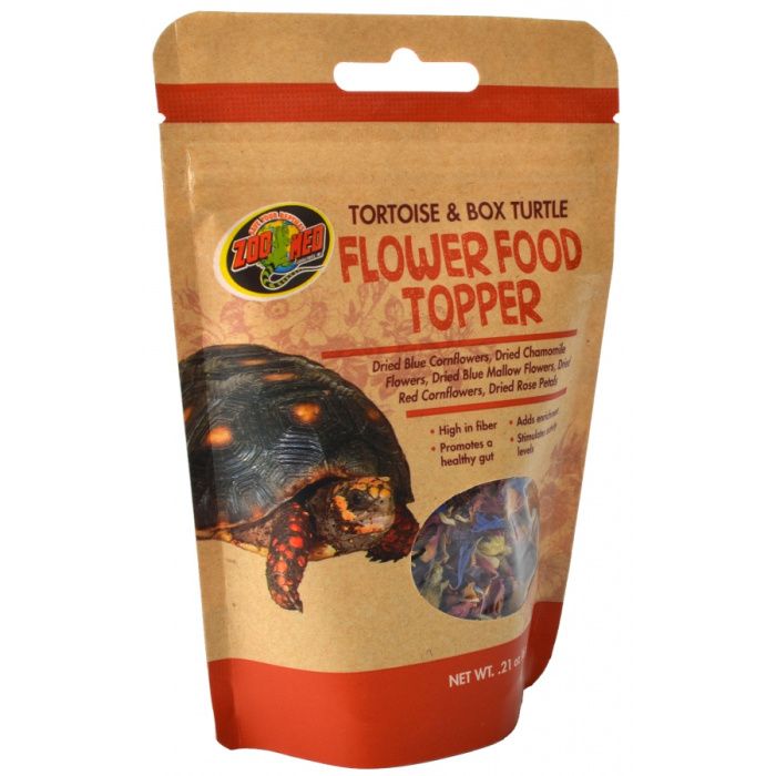 Zoo Med Tortoise & Box Turtle Flower Food Topper