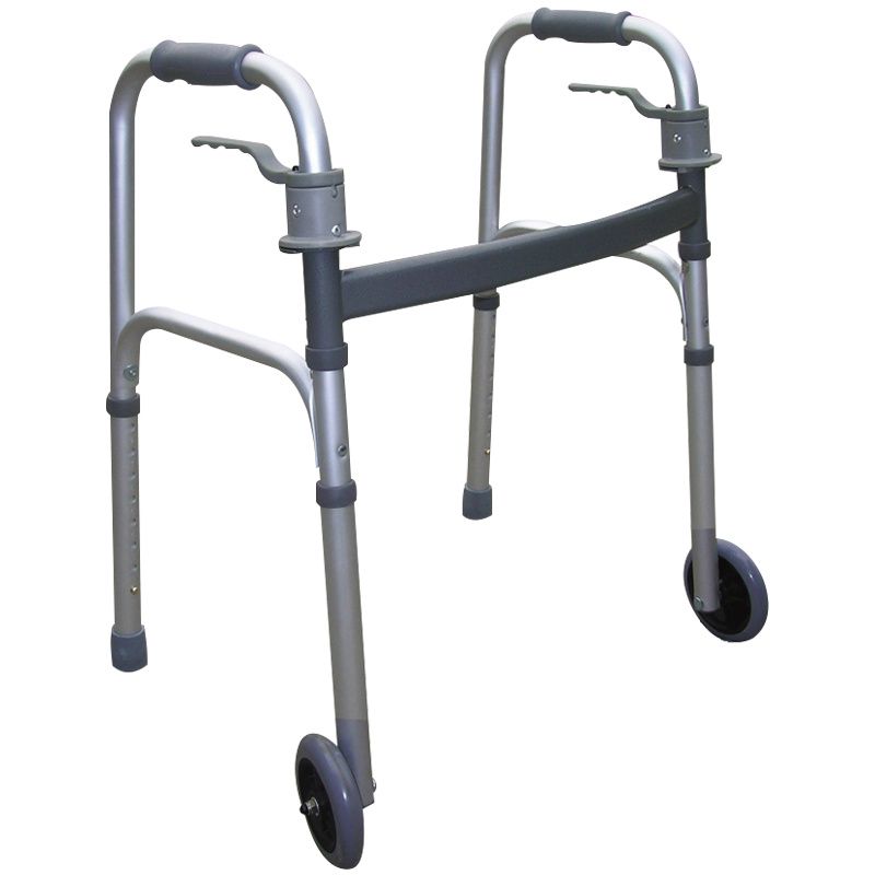 Essential Medical Endurance Fixed Wheels Junior Trigger Release Walker