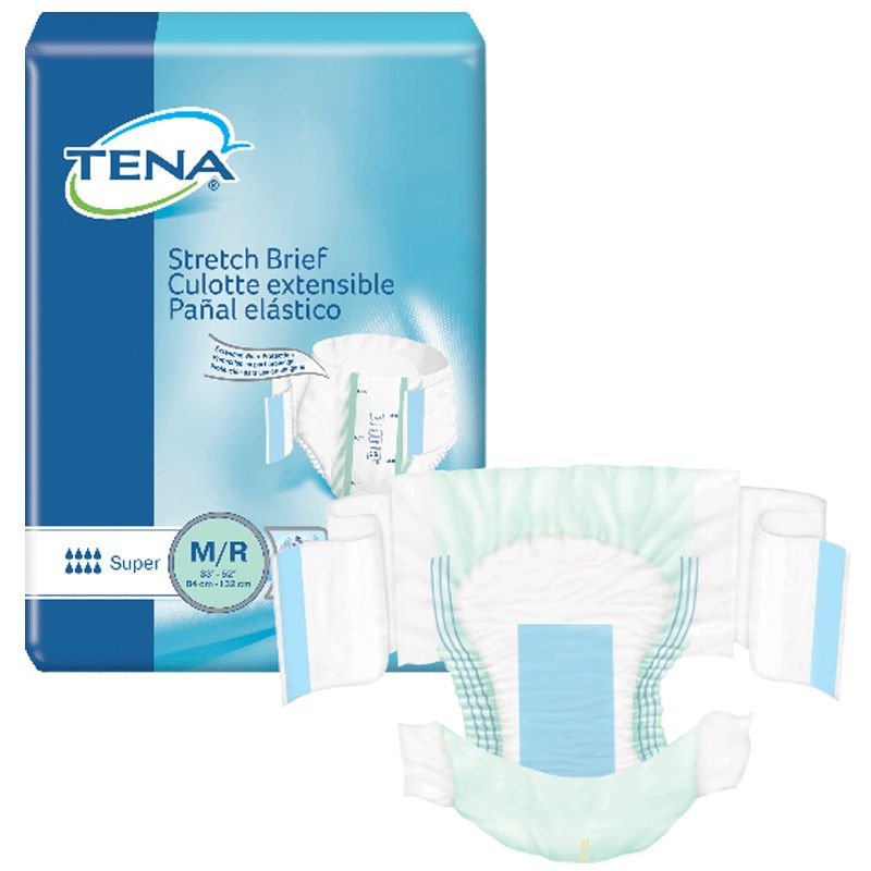 TENA Stretch Briefs - Super Absorbency