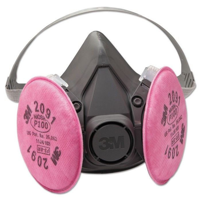 3M Half Facepiece Respirator 6000 Series, Reusable