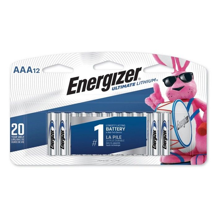 Energizer Ultimate Lithium AAA Batteries