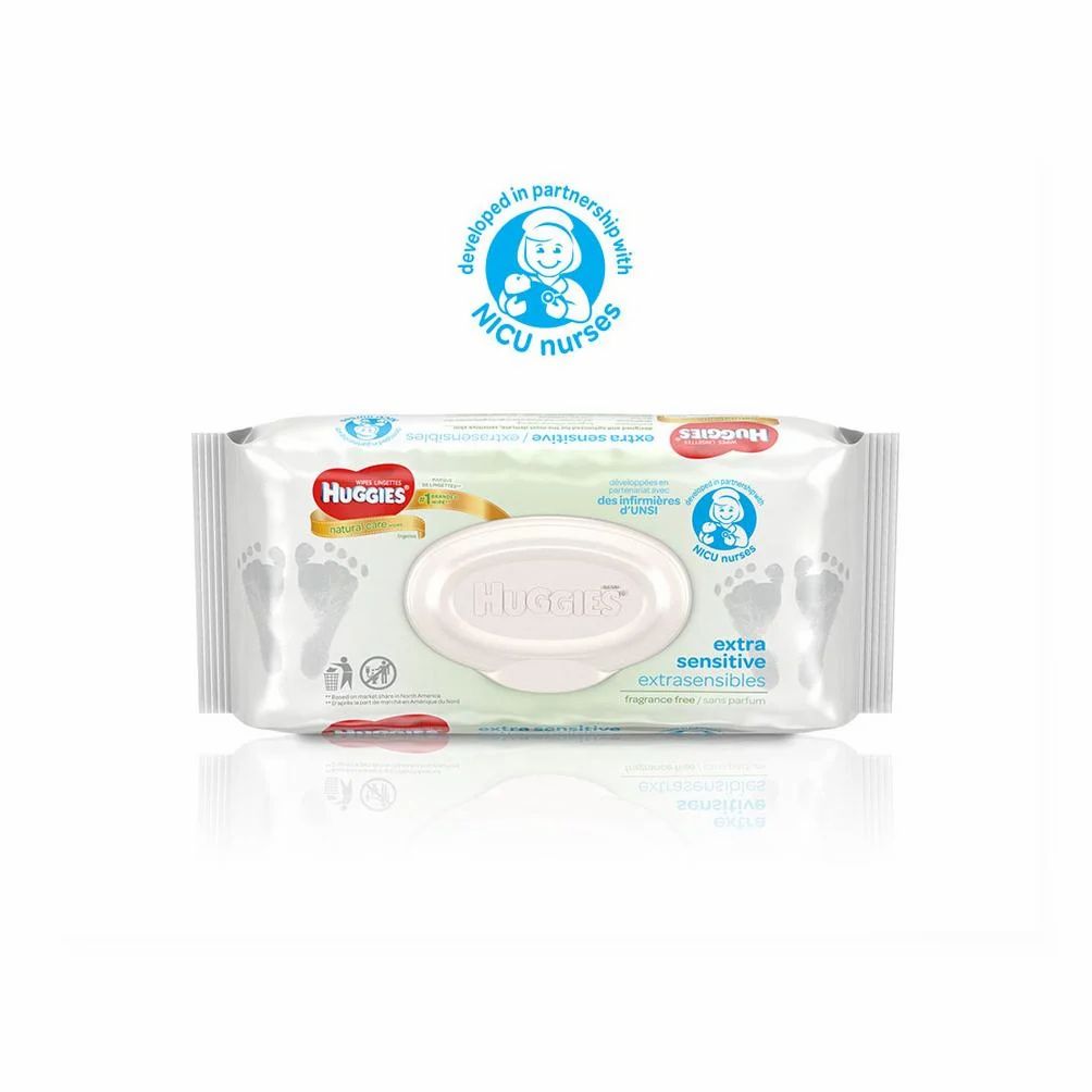 Kimberly-Clark Huggies Extra Sensitive Baby Wipes