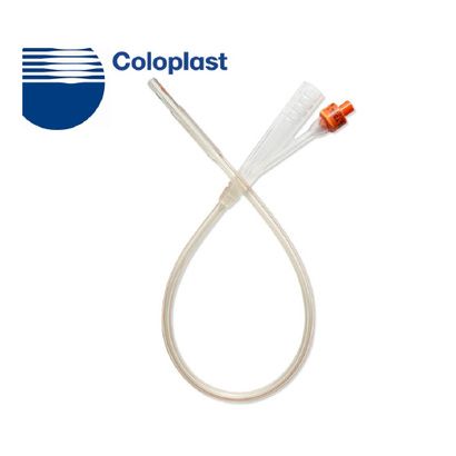 Coloplast Folysil Two-Way Foley Catheter - Open Tip - 10 cc Balloon ...