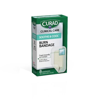 Medline Curad Soothe and Cool Clear Waterproof Hydrogel Bandages