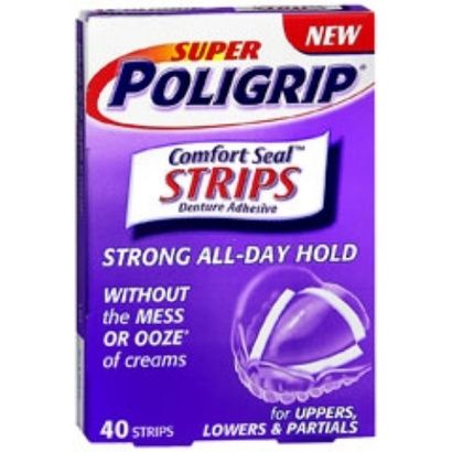 Buy Super Polgrip Denture Adhesive Strips | Dental & Oral Care