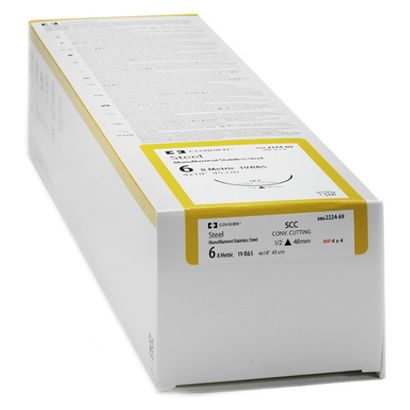 Medtronic Stainless Steel Tapercutting Suture with KV-56 Needle