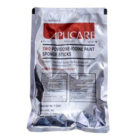 Buy Medline PVP Paint Sponge Stick | Surgical Skin Prep