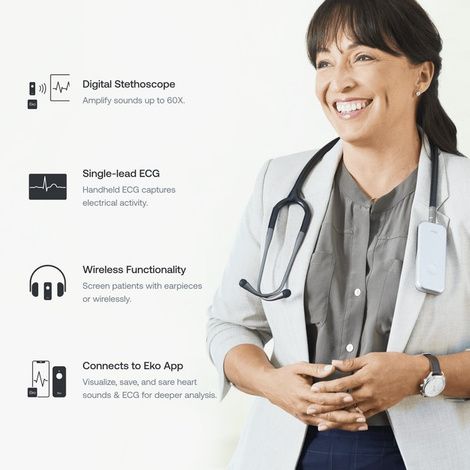 Shop Eko DUO Digital ECG + Stethoscope | Eko Stethoscope