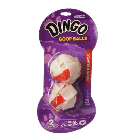 Dingo Goof Balls Chicken & Rawhide Chew