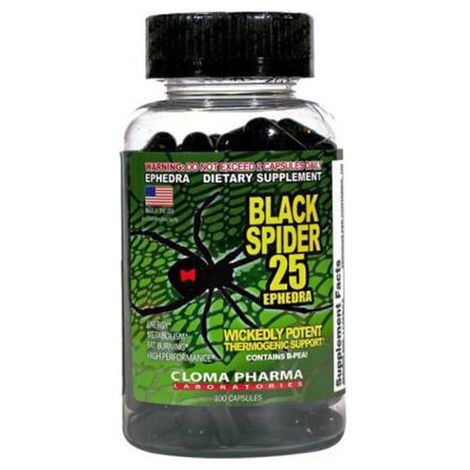 Buy Cloma Pharma Black Spider Fat Burner Supplement [Save Upto 40%]