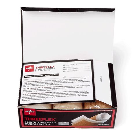 Medline ThreeFlex Three Layer Compression Bandage System