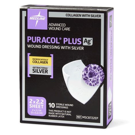 Shop Puracol Plus AG+ Collagen Wound Dressing | Latex-free