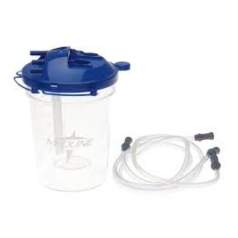 Medline Rigid Disposable Suction Canisters With Tubing
