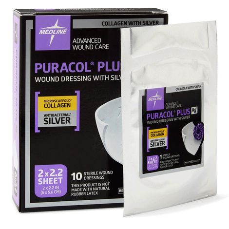 Shop Puracol Plus AG+ Collagen Wound Dressing | Latex-free