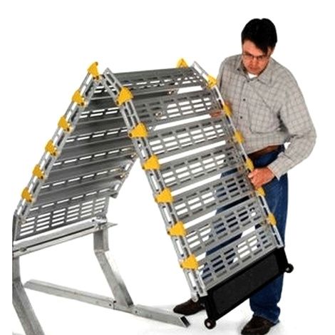Roll-A-Ramp Manual Bi-Fold Ramp System | Portable Ramps