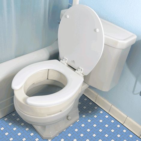 Essential Medical Hinged Toilet Seat Riser