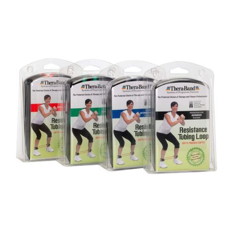 Thera-Band Resistance Tubing Loop With Padded Cuffs