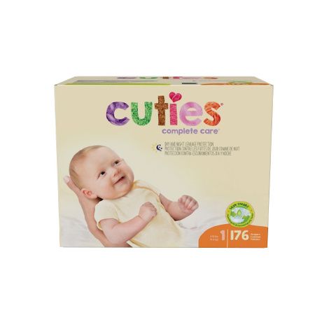 First Quality Cuties Complete Care Heavy Absorbency Unisex Baby Diaper
