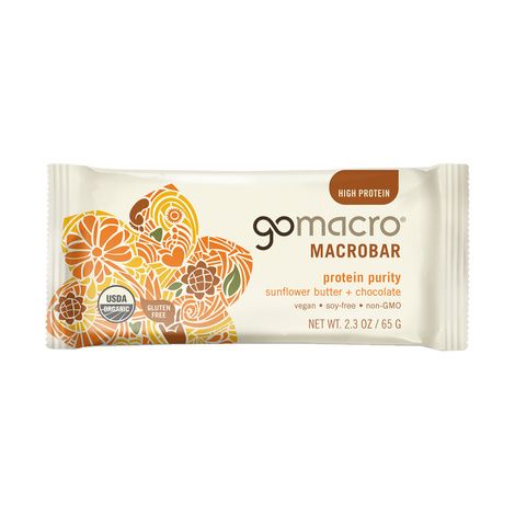 GoMacro Protein Purity Sunflower Butter And Chocolate Macrobars