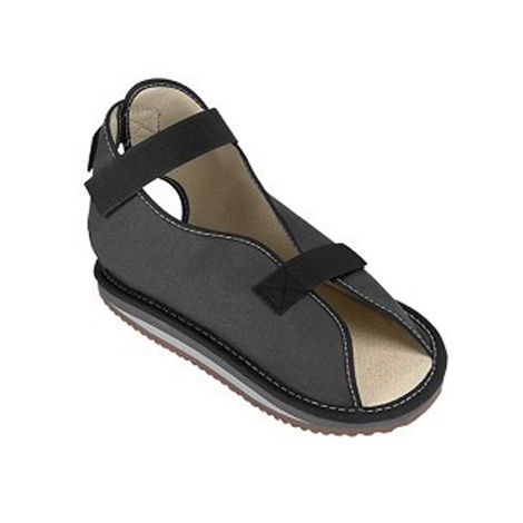 Ossur Black Canvas Rocker Bottom Cast Shoe