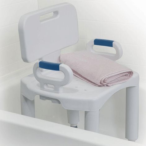 Drive Premium Series Shower Chair with Back and Arms