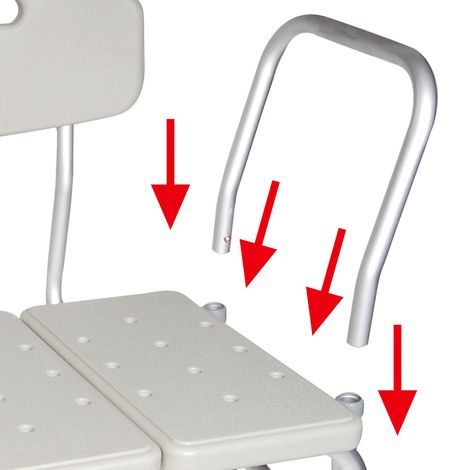 Drive Knock Down Plastic Transfer Tub Bench