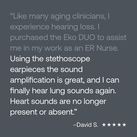 Eko DUO ECG + Digital Stethoscope