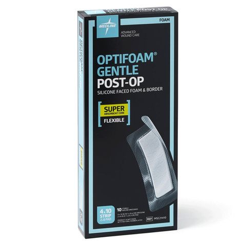 Medline Optifoam Gentle Post-Op Dressing | Foam Dressings