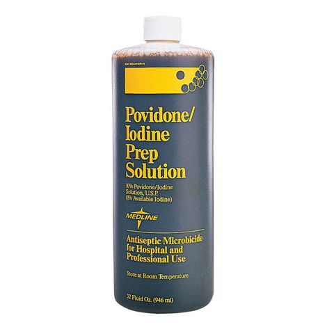 Medline Povidone Iodine Prep Solution