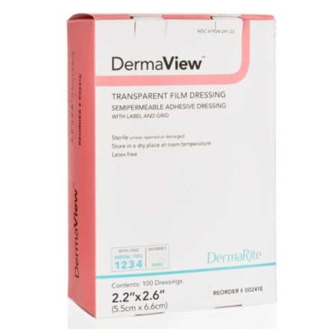 DermaRite DermaView Matrixtrans Transparent Film Dressing Roll