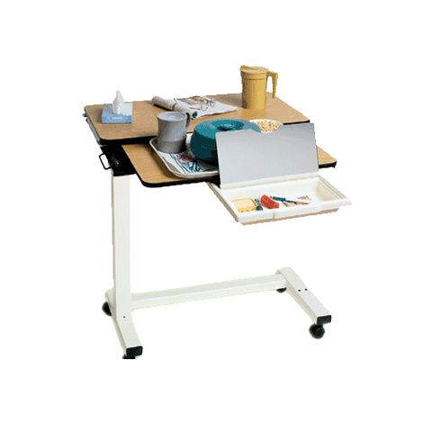 Executive Split-Top Overbed Table