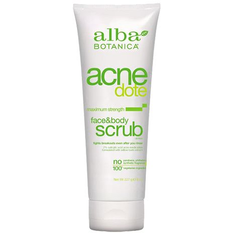 Alba Botanica Acnedote Face And Body Scrub