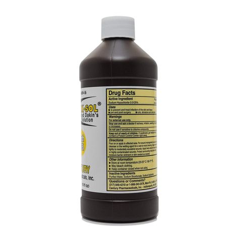 Dakin's Di-Dak-Sol 0.0125% Diluted Solution