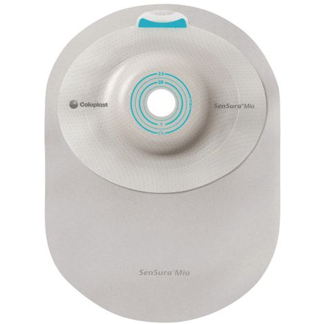 Coloplast SenSura Mio One-Piece Deep Convex Standard Pre-Cut Maxi Opaque Closed Pouch With Filter