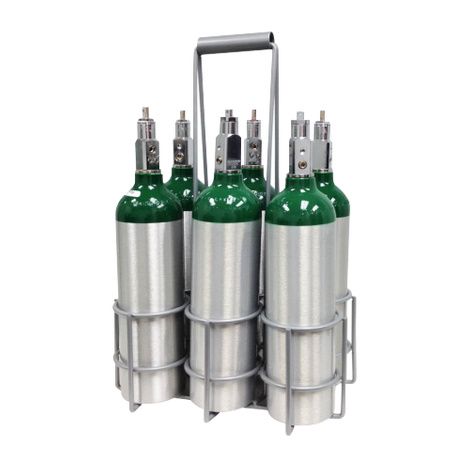 Responsive Respiratory Six Cylinder M6 Milkman Carrier