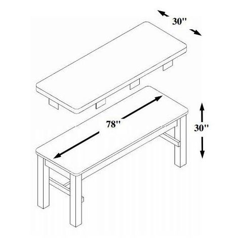 Bailey Classroom H-Brace Treatment Table (487) - Made In USA