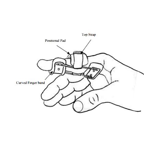 Bunnell Spring Wire Safety Pin Finger Splint