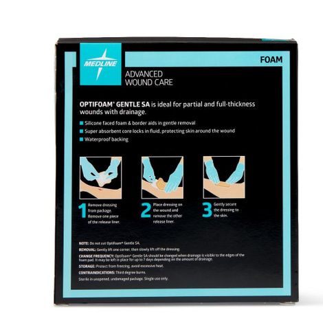Buy Optifoam Gentle Silicone Bordered Foam Dressing