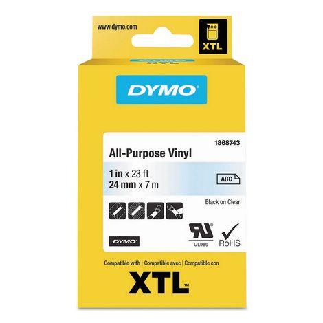 DYMO XTL All-Purpose Vinyl Labels