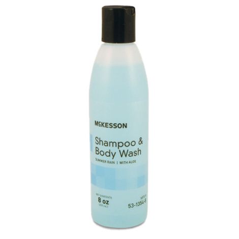McKesson Shampoo And Body Wash Summer Rain Squeeze Bottle