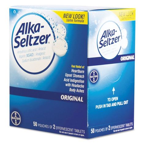 Alka-Seltzer Antacid & Pain Relief Medicine