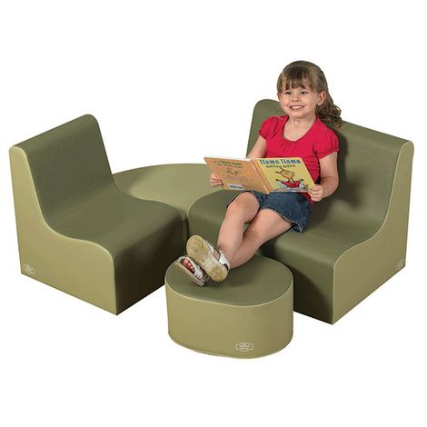 Childrens Factory Medium Tot 4 Piece Contour Seating