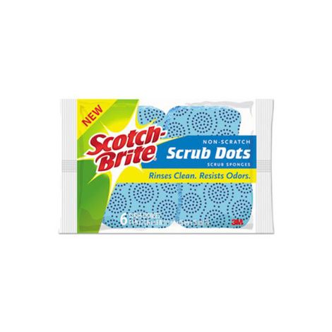 Scotch-Brite Scrub Dots Non-Scratch Scrub Sponges