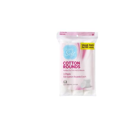 Medline Simply Soft Cotton Rounds