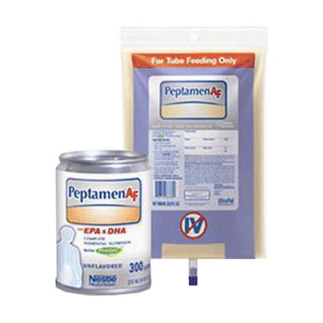 Nestle Peptamen AF Fiber Complete Peptide-Based Nutrition With SpikeRight Plus Port