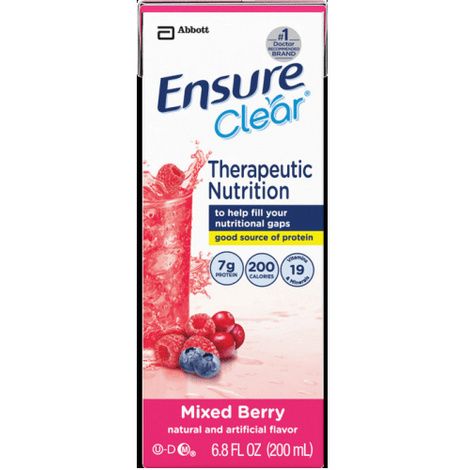 Abbott Ensure Clear Therapeutic Nutritional Drink