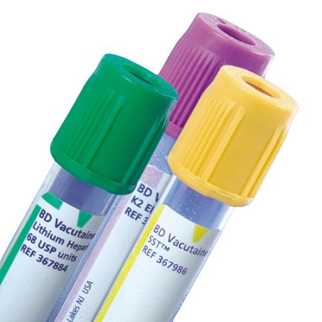BD Vacutainer Plus Venous Blood Collection Tube Hemogard Closure